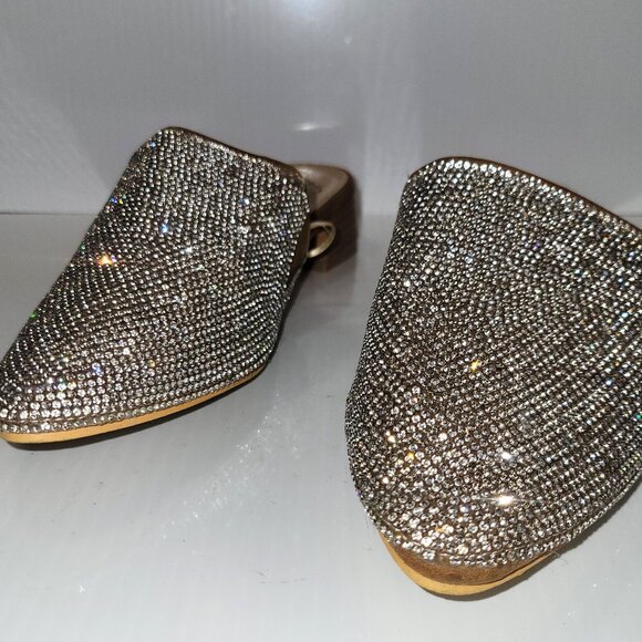 Bisou Bisou | Shoes | Bisou Bisou Michele Bohbot Jeweled Sparkling Slipon Pointed Toe Mules Size ...
